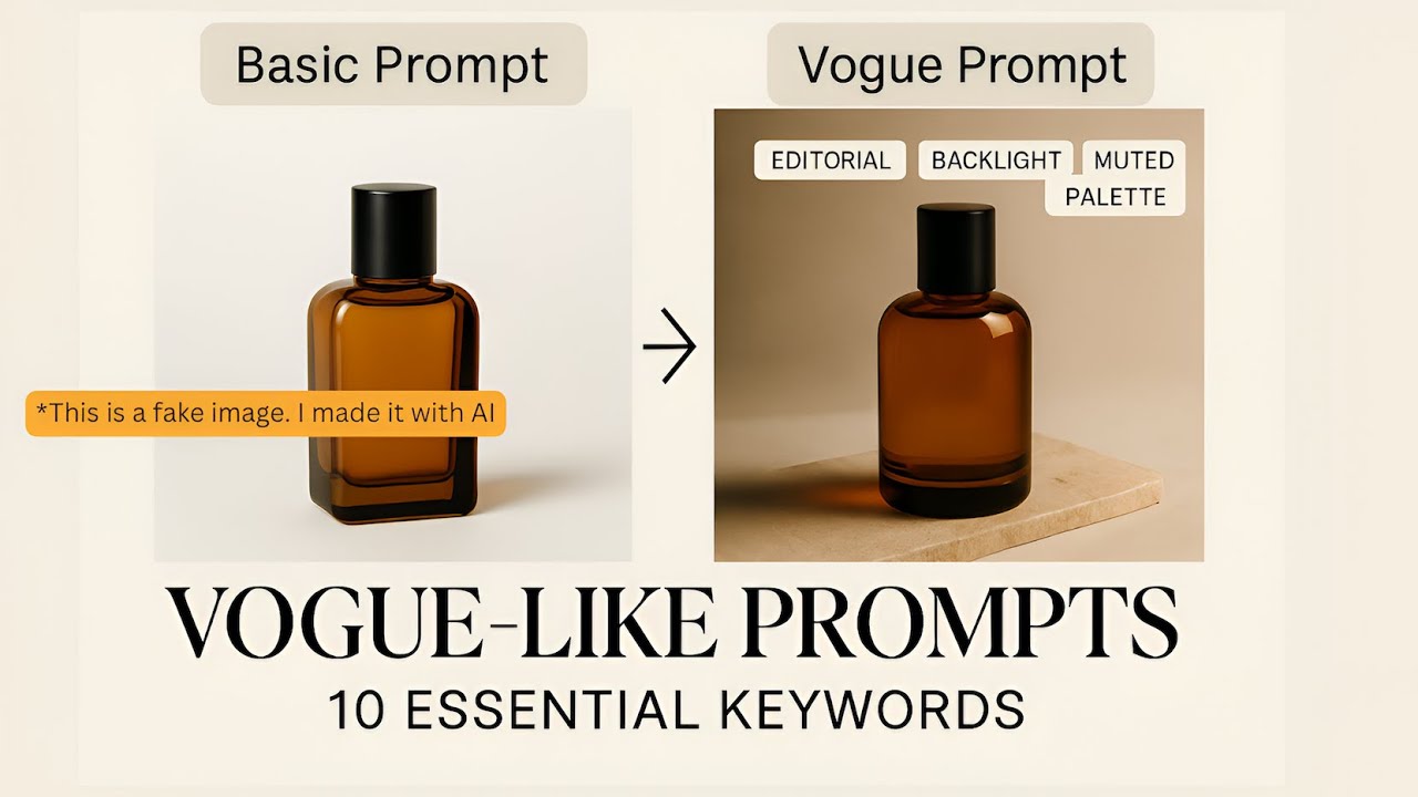10 Prompt Keywords That Instantly Make Your AI Images Look Vogue-Worthy ...
