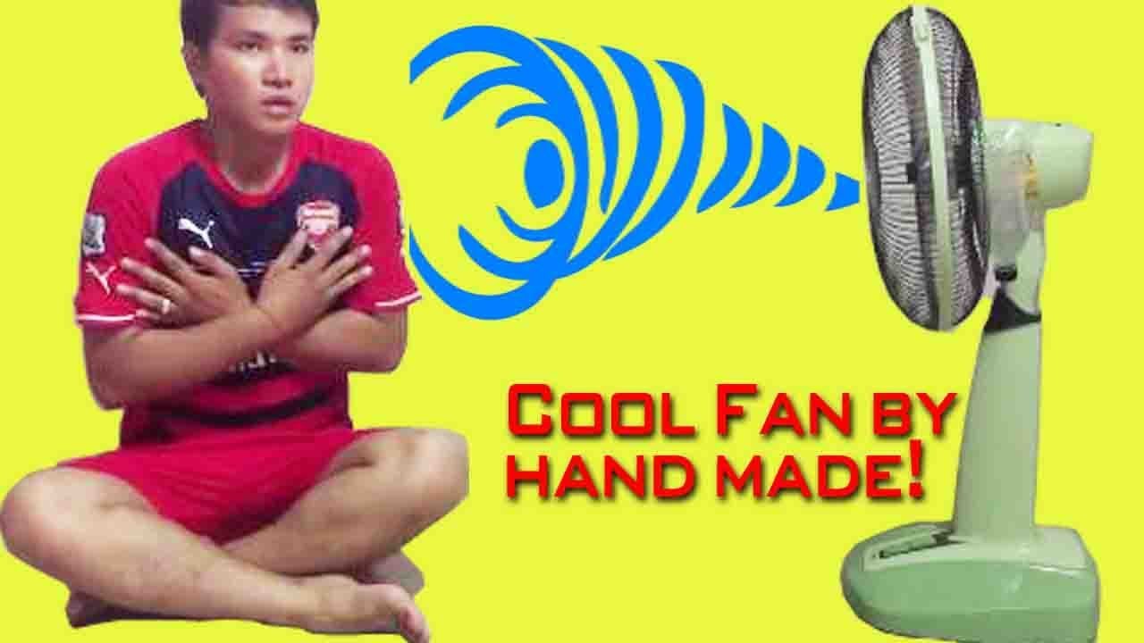 How to create cool fan by hand and simple ways_Amazing Daily - YouTube