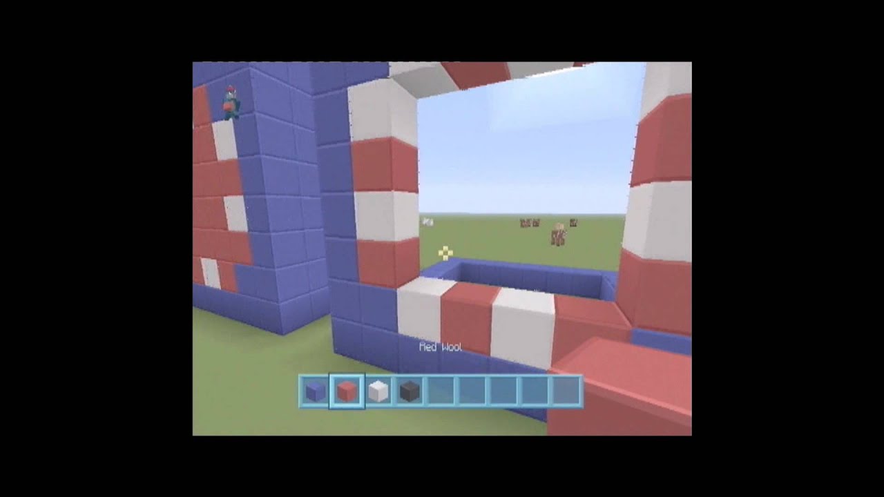 Minecraft build #1 squid head - YouTube