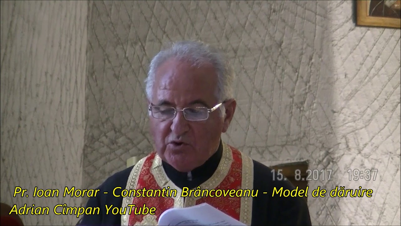 Pr. Ioan Morar - Constantin Brâncoveanu - Model de dăruire - YouTube
