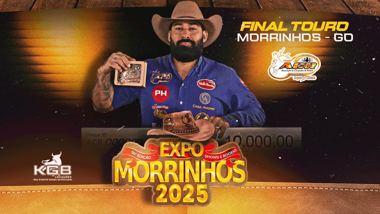 MORRINHOS-GO 2025 | DISPUTA FINAL em TOUROS - YouTube