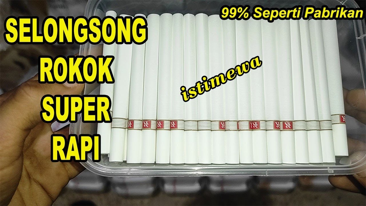 SELONGSONG ROKOK UNTUK ALAT INJEKTOR PEMBUAT ROKOK. MEMBUAT ROKOK ANDA ...