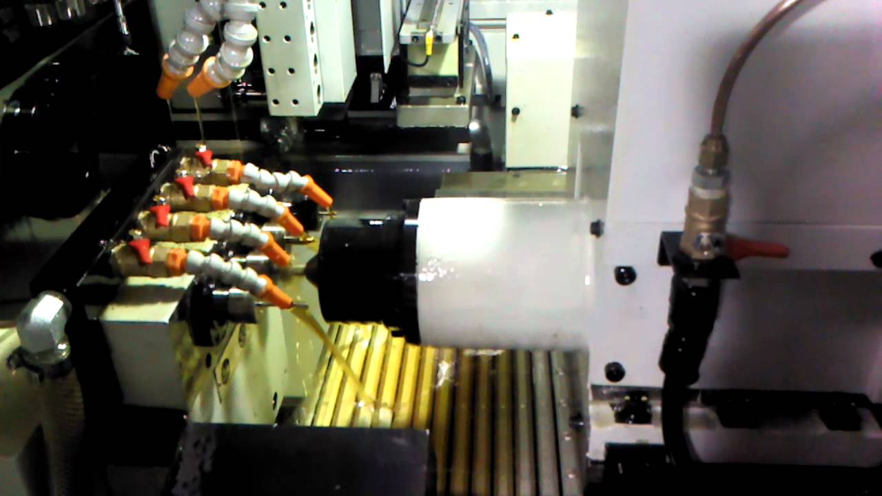 CNC Screw Machine with Autoloader -- Expand Machinery - YouTube