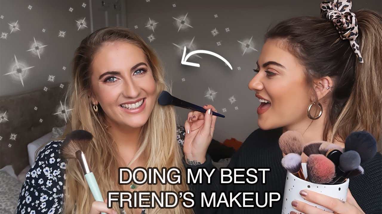 DOING MY BEST FRIEND'S MAKEUP 💄 - YouTube