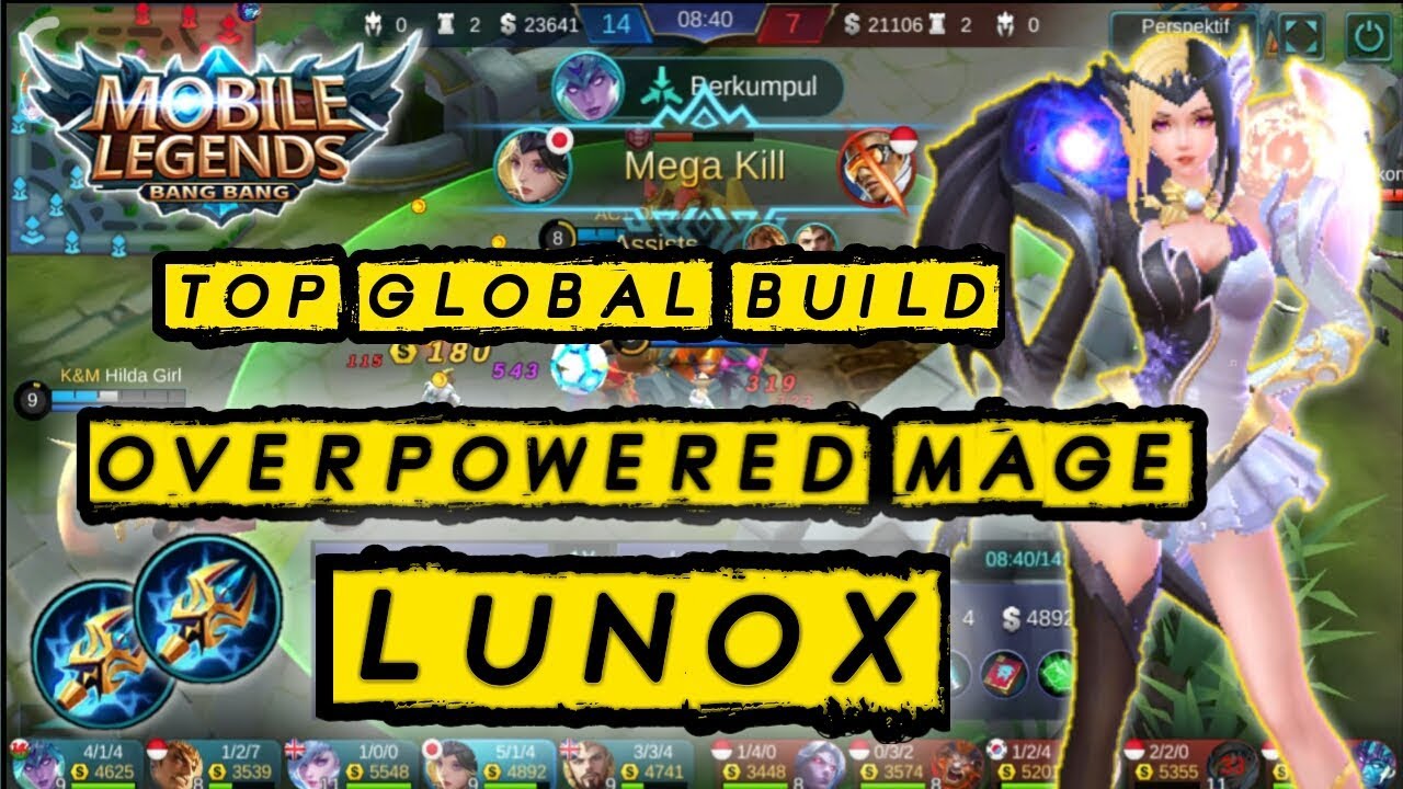 Lunox Mobile Legend Top Global Build | Item Magic Damage Lunox Season ...