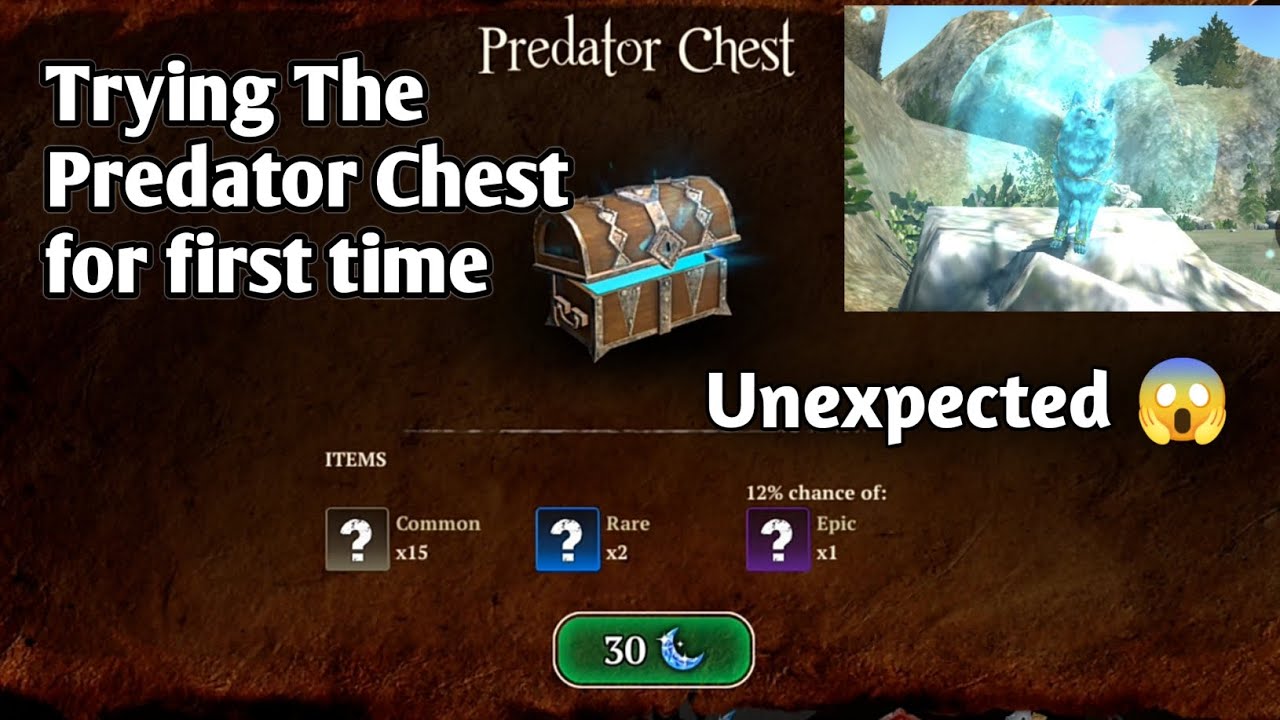 The wolf - I'm Buying The Predator Chest! But unexpectedly wasted || 😱 ...