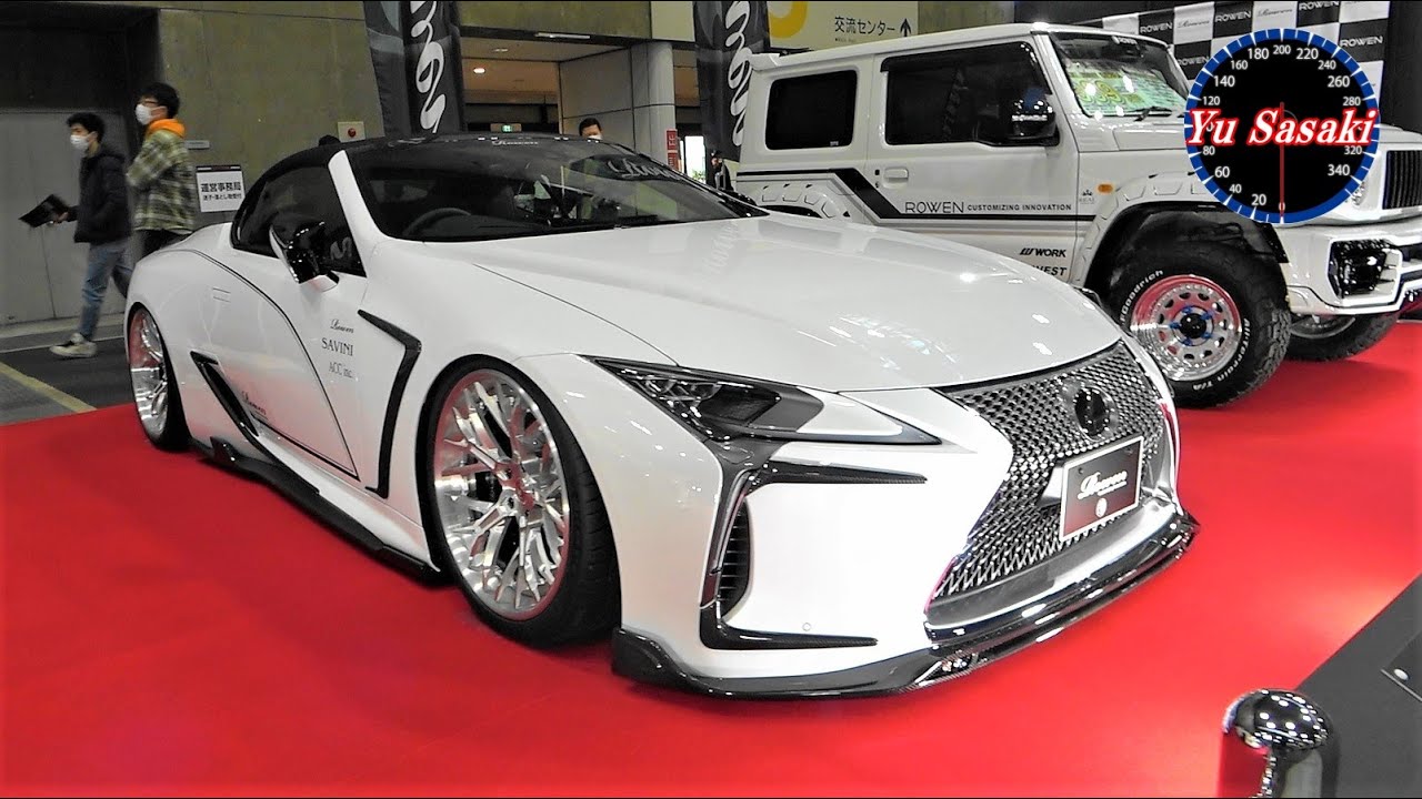 LEXUS LC500 ROWEN レクサス LC500カスタム - NAGOYA オートトレンド2021 - YouTube