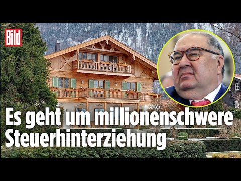 Razzia bei Putin-Kumpel am Tegernsee: Beamte durchsuchen Haus von Alisher Usmanov