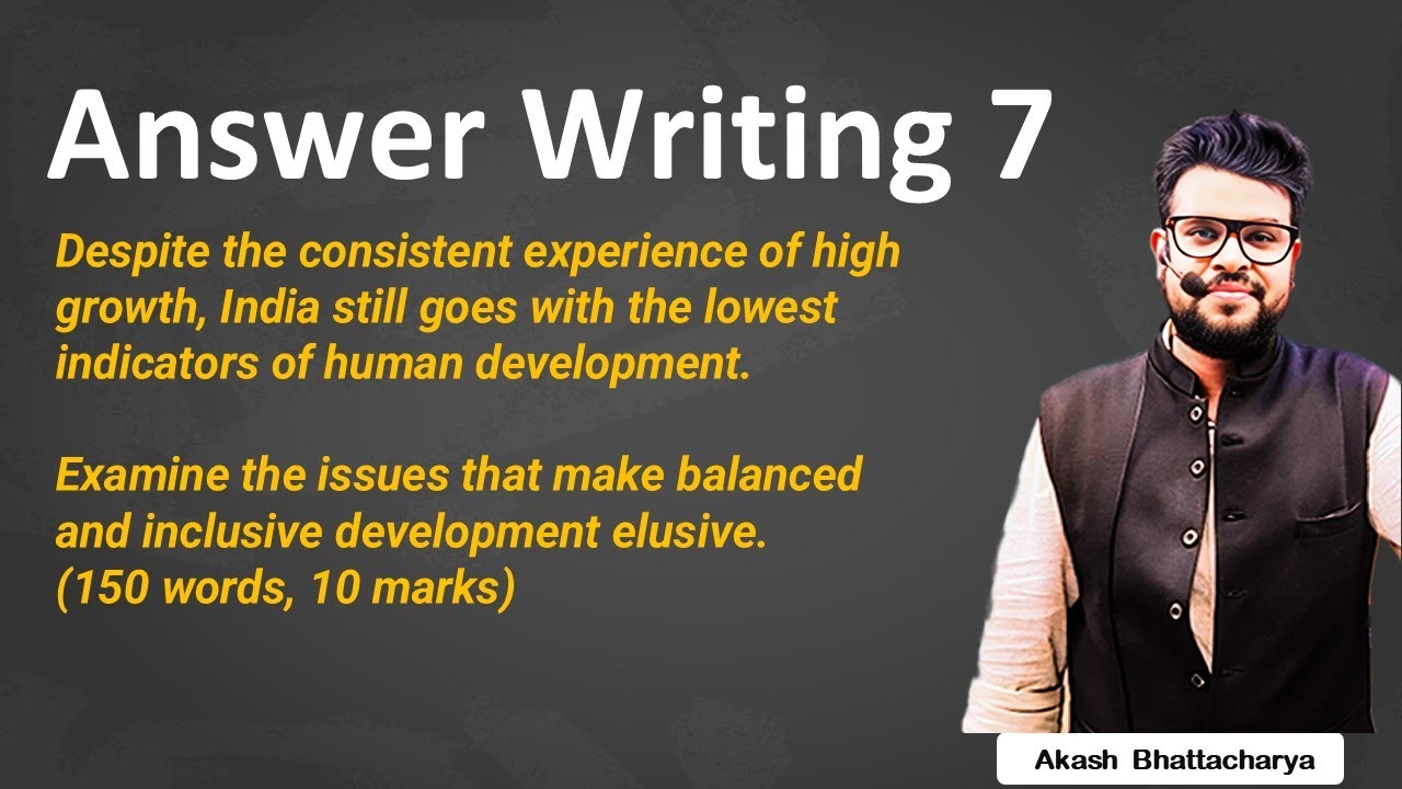 Question 7 | Topic - HUMAN DEVELOPMENT (UPSC PYQs) | Social Issues by ...