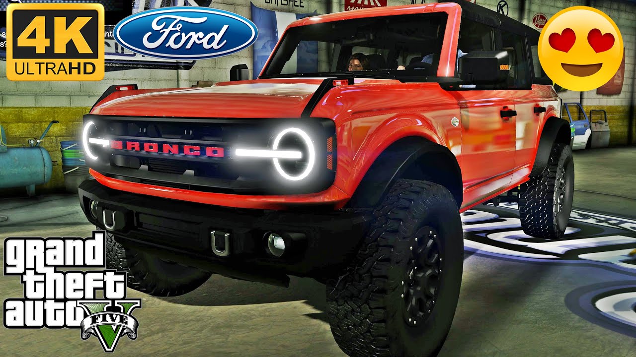 2021 Ford Bronco Wildtrak tuning - GTA V test drive ! - YouTube