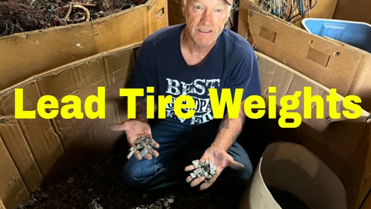 How to separate lead wheel weights. All types. - YouTube