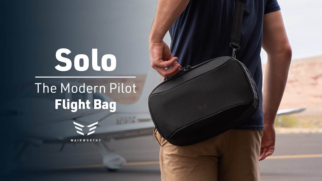 Solo | The Modern Pilot Flight Bag - YouTube