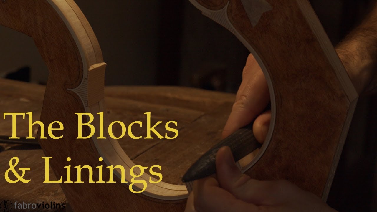MAKING A VIOLIN | The BLOCKS and LININGS | Step 10 | Amati Model - YouTube