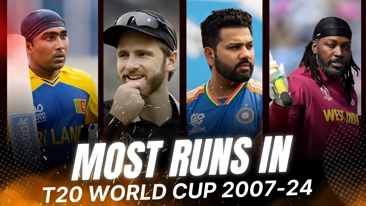 Most Runs in T20 World Cup History | Most Runs || T20 World Cup - YouTube