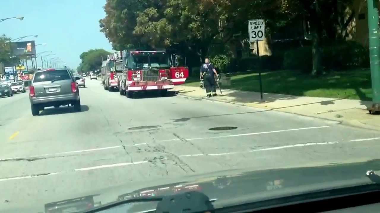 Chicago Fire Department Engine 64/Truck 31 Still Alarm - YouTube
