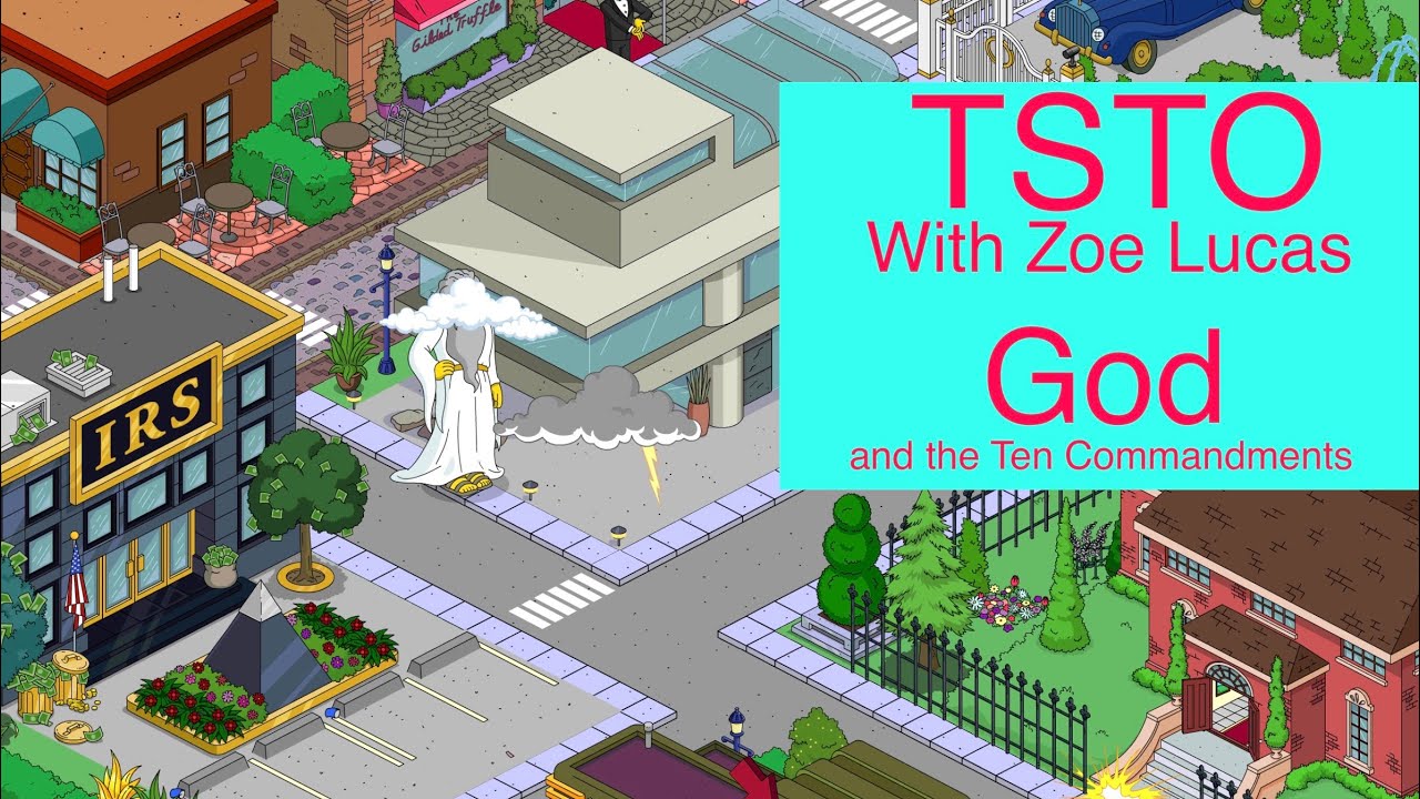 The Simpsons Tapped Out: God and the Ten Commandments - YouTube