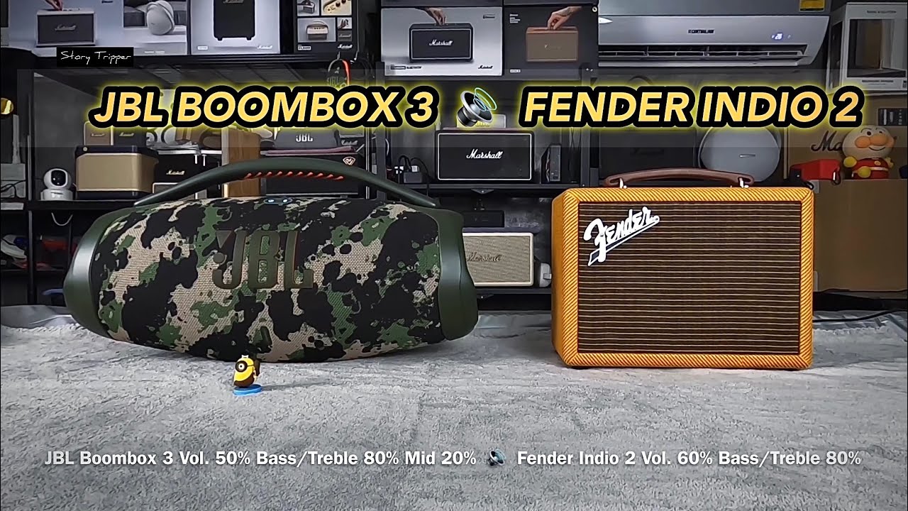 JBL Boombox 3 vs Fender Indio 2 - YouTube