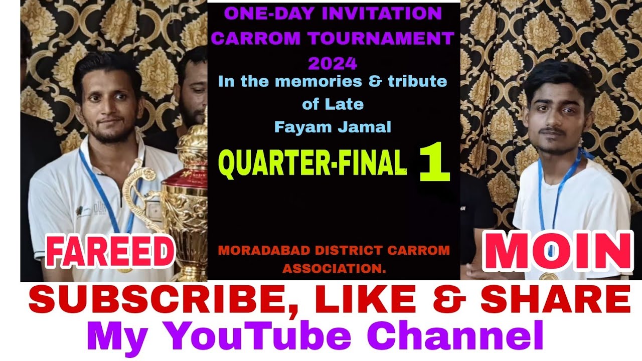 QF-1. Moin Uddin(MBD) 🆚 FAREED (MBD) ONEDAY INVITATION TOURNAMENT 2024 ...