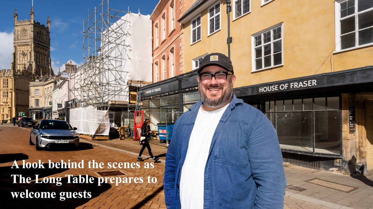 A look behind the scenes at The Long Table's new Cirencester location ...