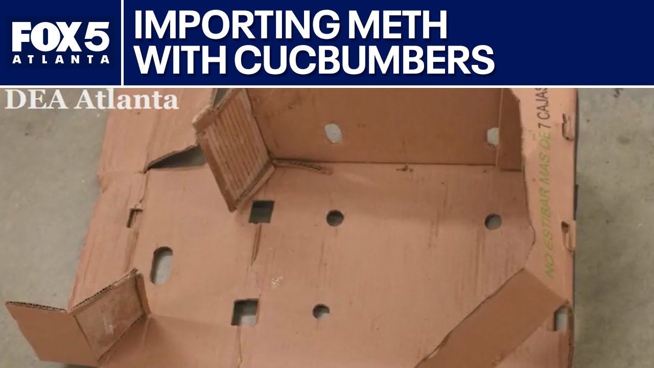 Seven-hundred pounds of meth brought to Georgia in cucumber boxes | FOX ...