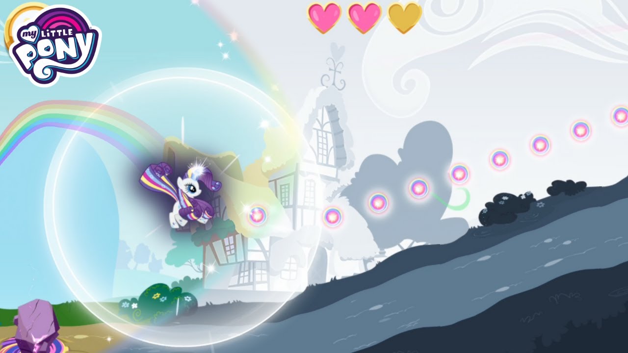 My Little Pony Rainbow Runners, Epic Color Rush 🦄 RARITY,Attracts Pony ...