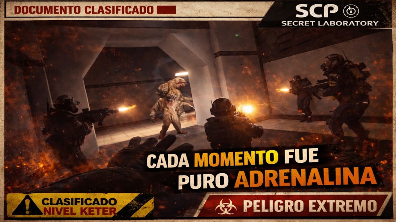 💥🔥 CADA MOMENTO FUE PURO ADRENALINA 💀😂 | SCP SECRET LABORATORY ...