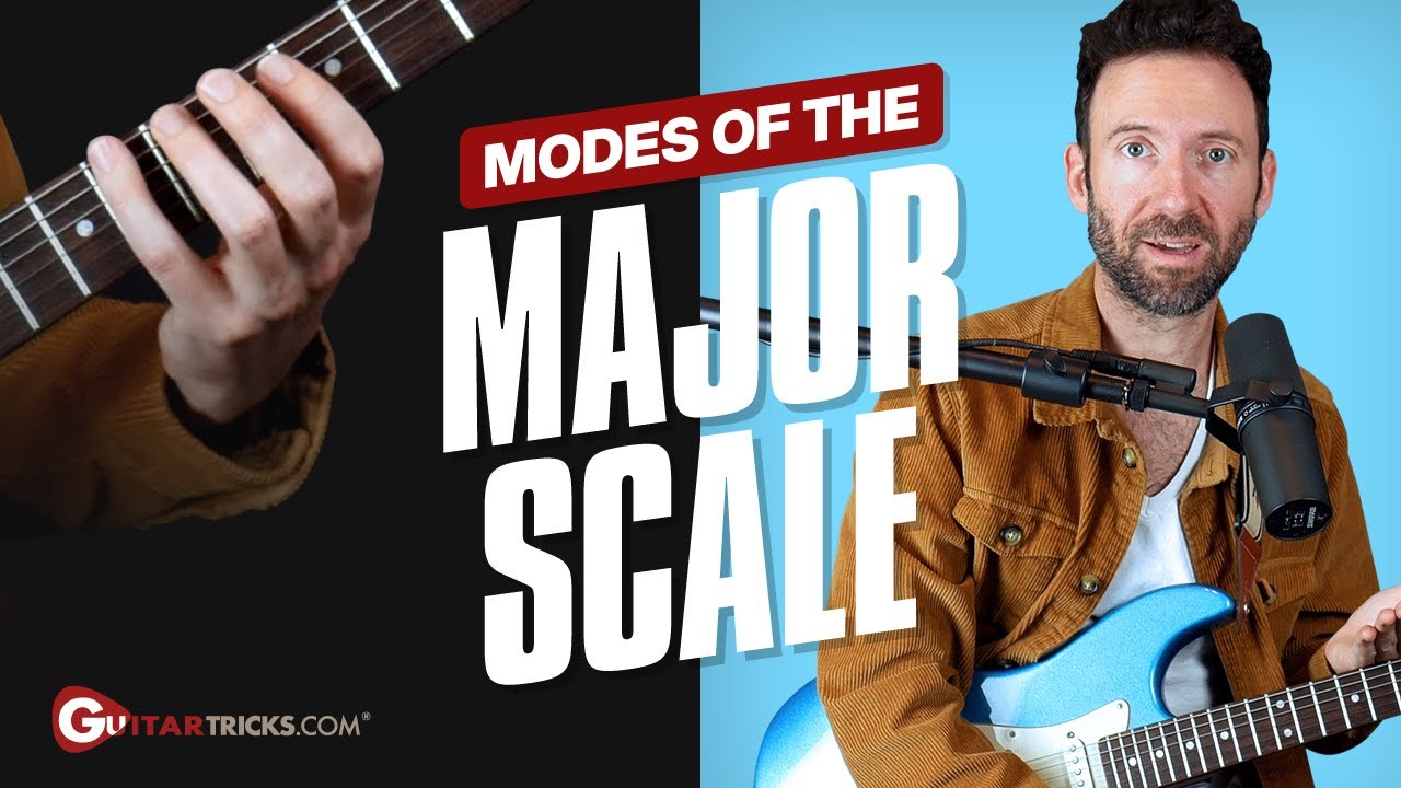 Modes Of The Major Scale - Guitar Scale Lesson For Beginners | Guitar ...