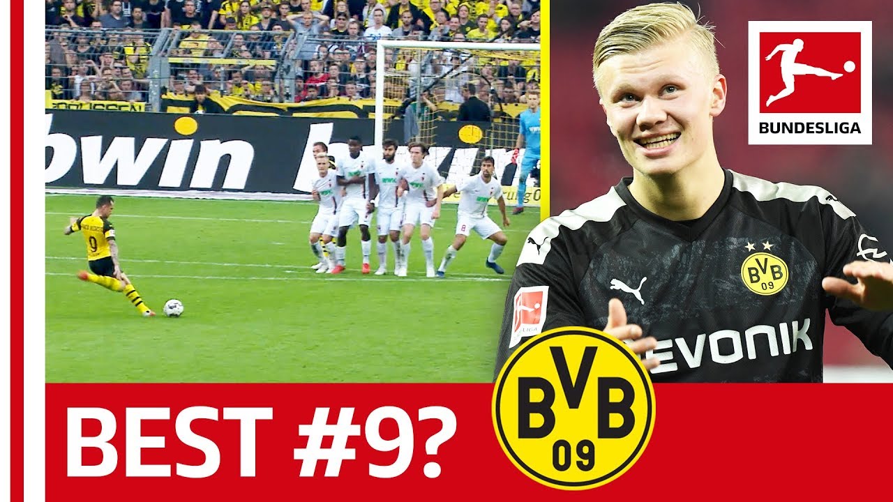 Who Is Dortmund's Greatest No. 9? - Haaland, Alcacer, Aubameyang ...