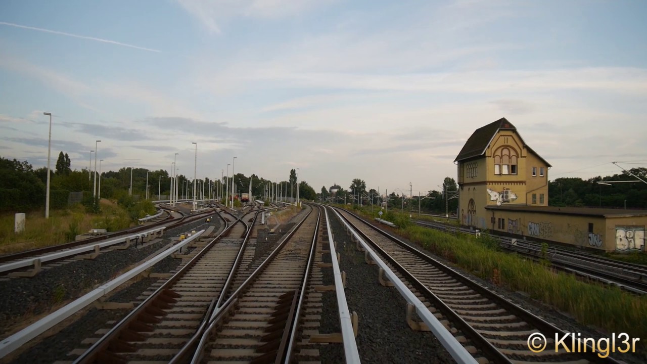 Führerstandsmitfahrt S-Bahn Berlin Hermannstraße - Spindlersfeld ...