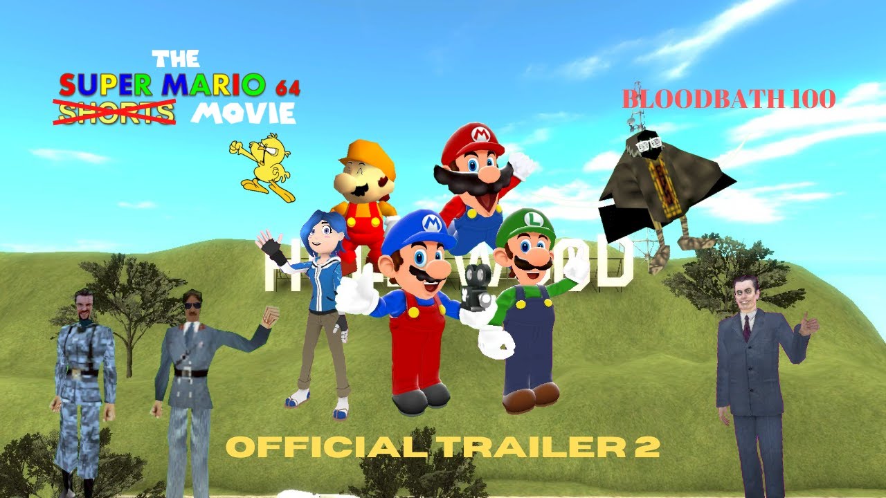 The Super Mario 64 Movie | Official Trailer 2 | BloodBath 100 - YouTube