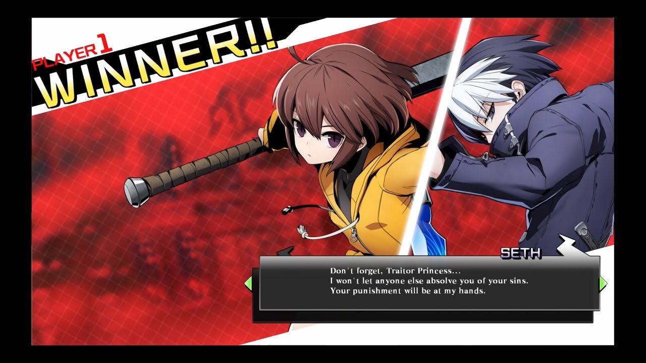 Blazblue Cross Tag Battle Linne and Seth Character Interaction (English ...