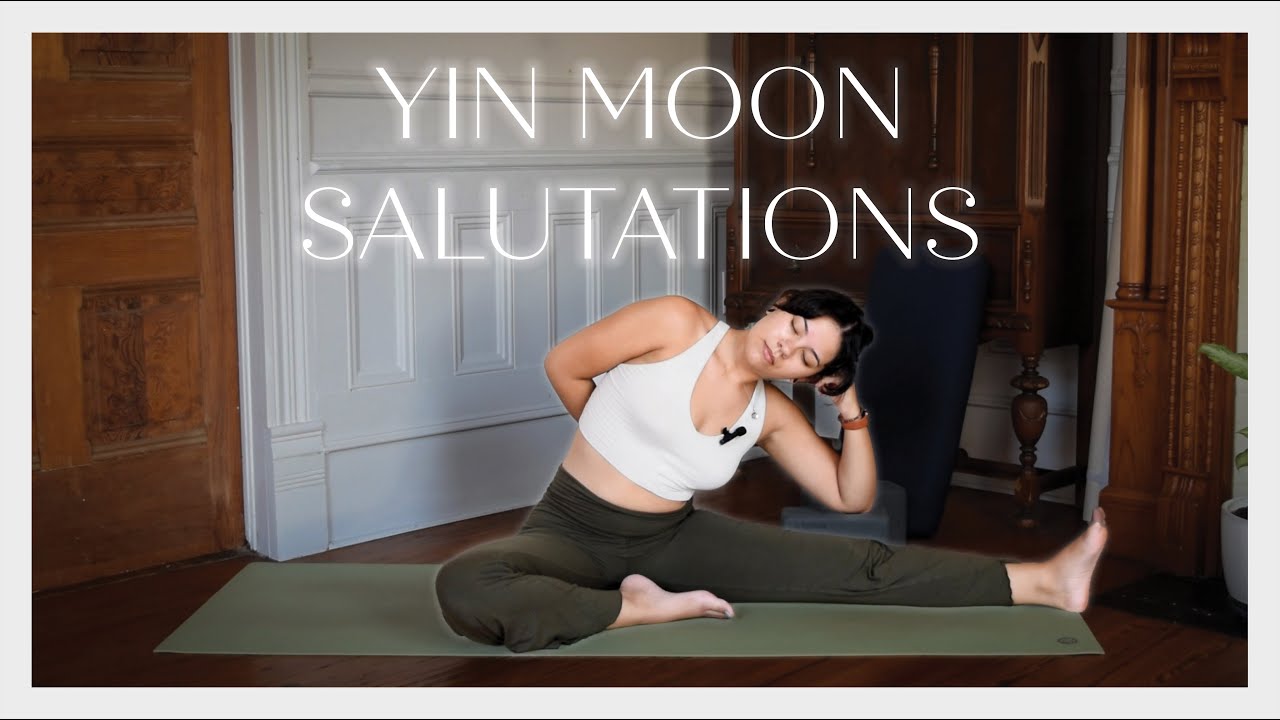 50 Min Yin-style Moon Salutations | Yin for Side Body & Hips - YouTube