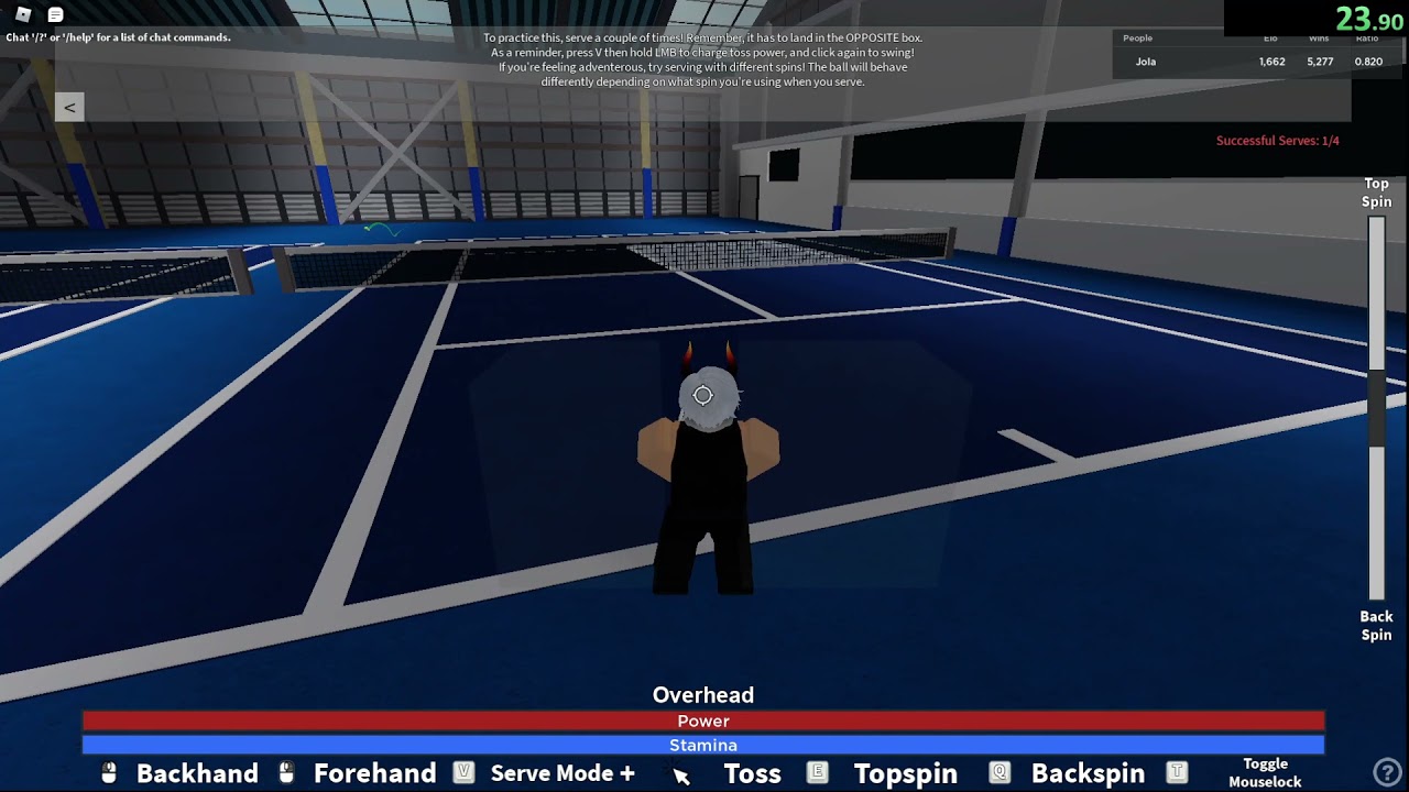 Roblox Tennis Showdown WR x2 - YouTube