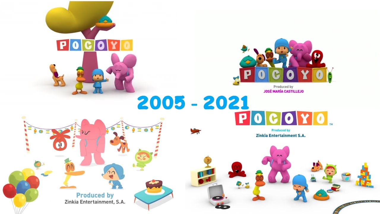 Evolución de las Intros de Pocoyó (2005 - 2021) - YouTube