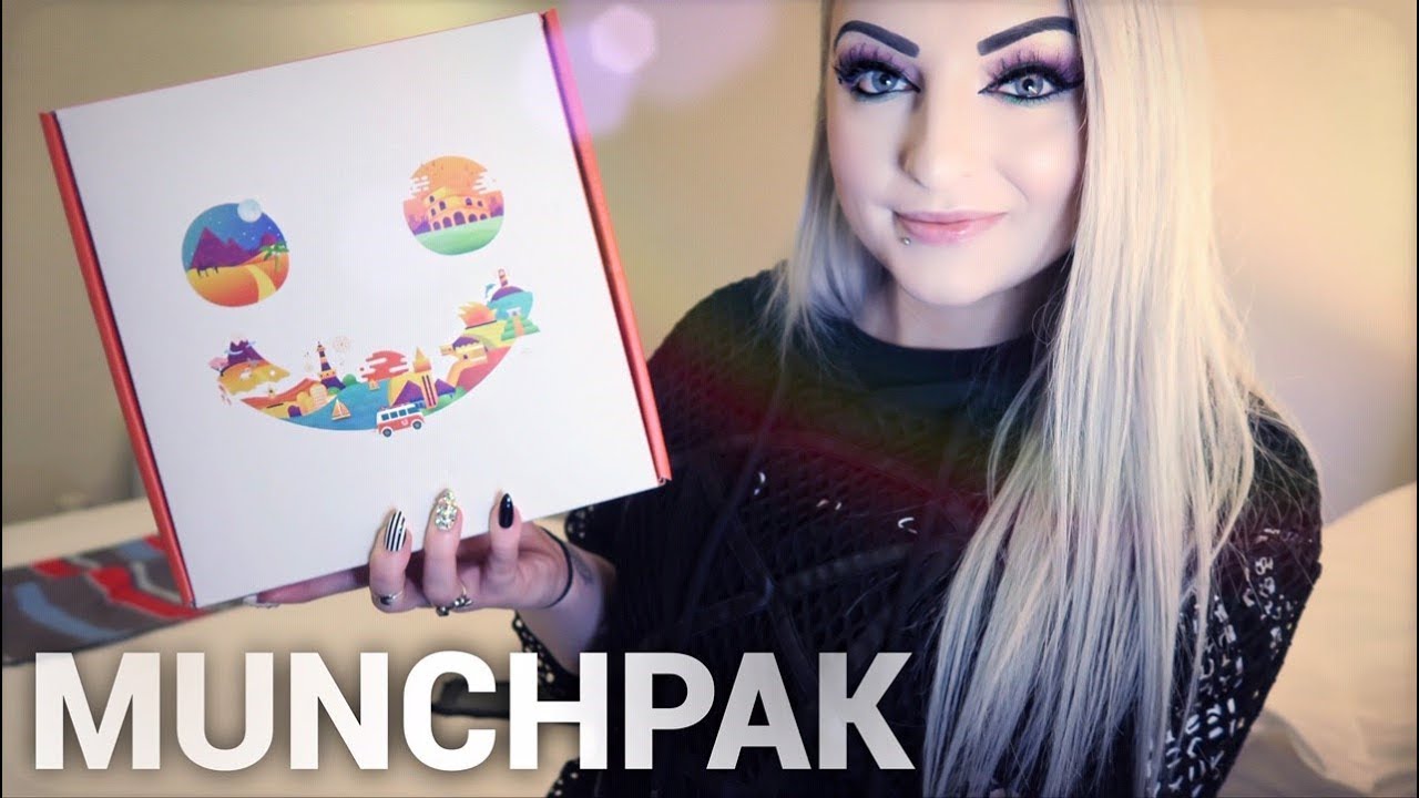 Munchpak - Subscription Box Unboxing & Snack Taste Test! - YouTube