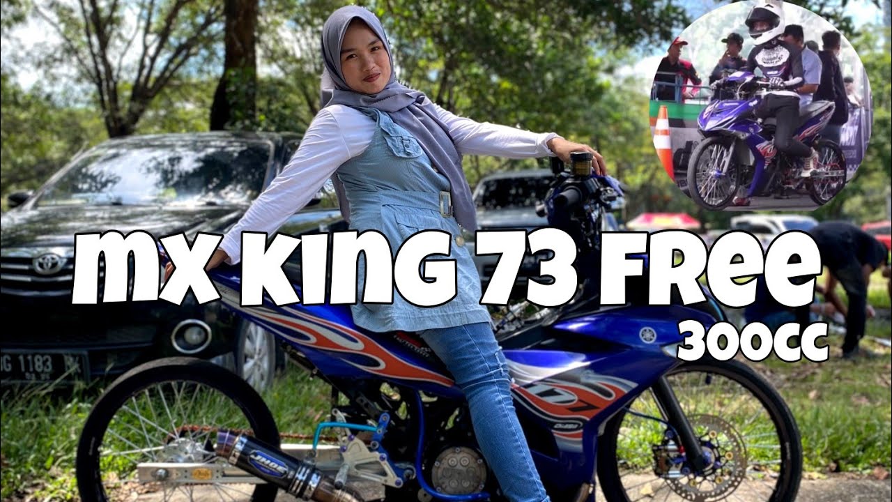 mx king 300cc ikut event drag resmi - YouTube