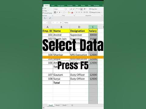 Sum In Excel The Quickest Way Using AutoSum @devendraeduworld - YouTube
