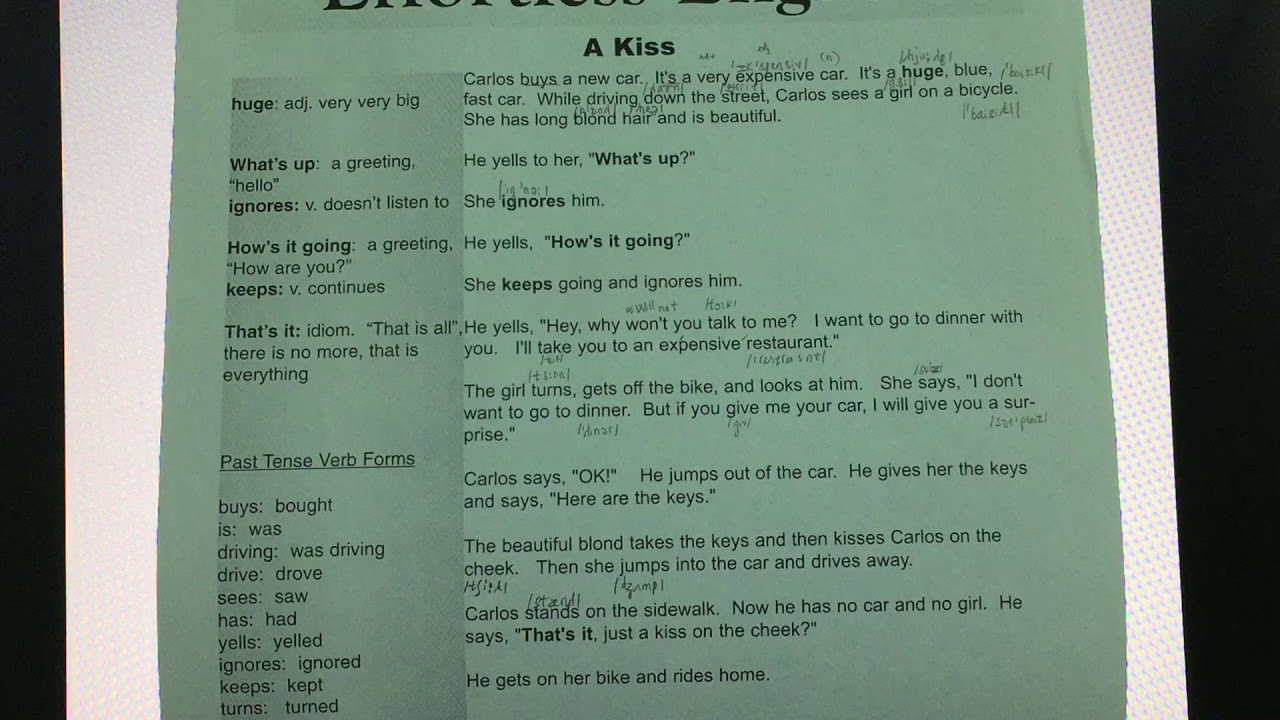 A Kiss - Effortless English [Practice Speaking] - YouTube