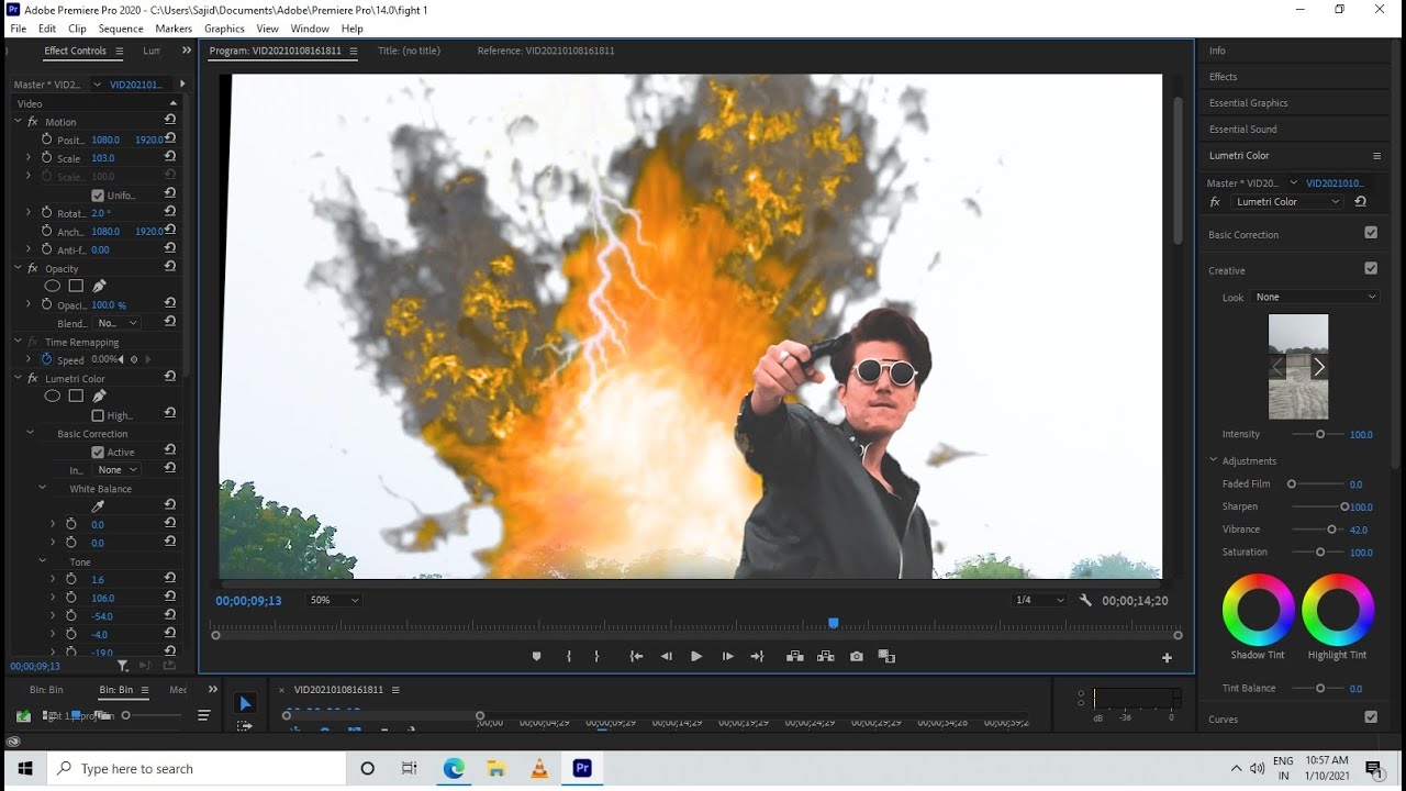 Best Explosion Visual Effect Tutorial for Instagram, Tik Tok, Snackchat ...