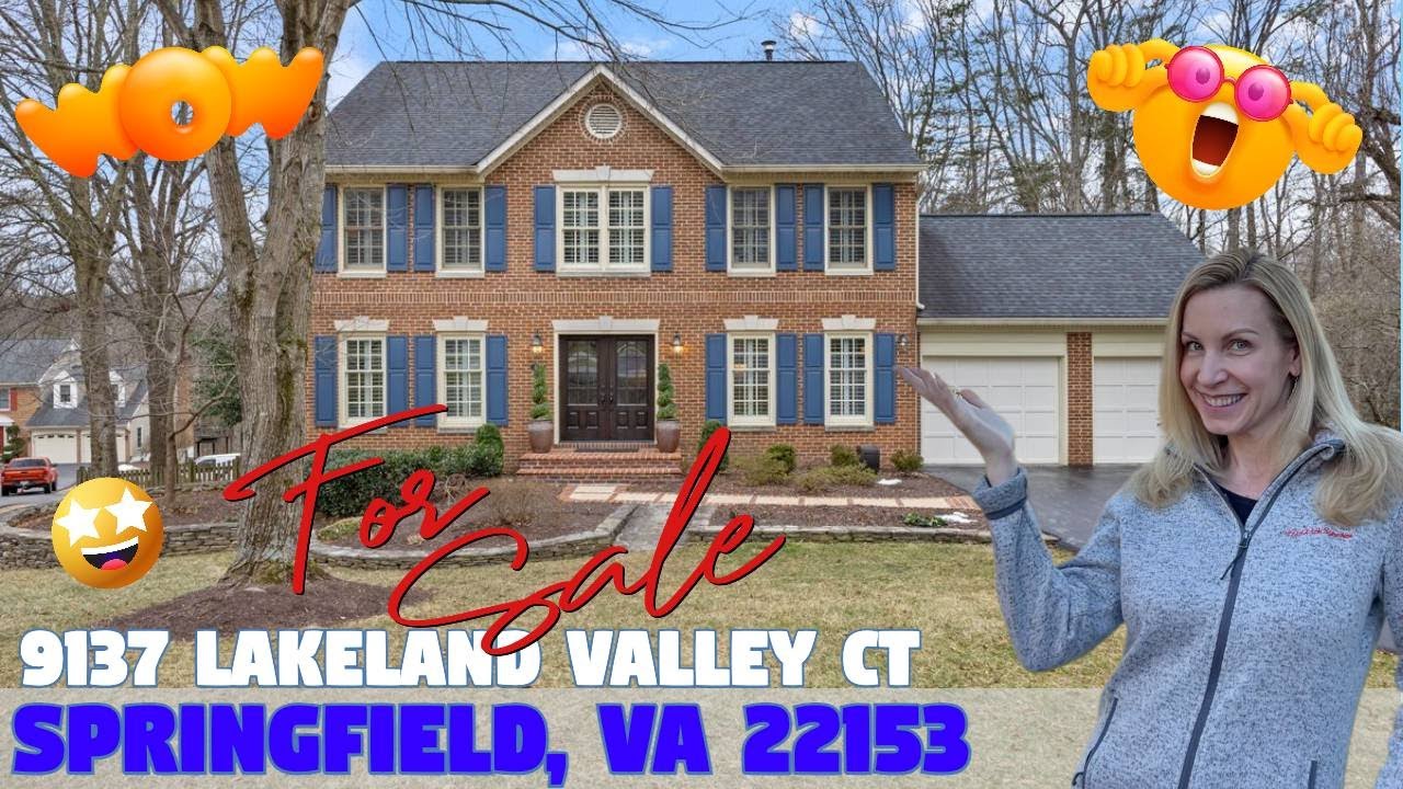 9137 Lakeland Valley Court, Springfield, VA, 22153 is FOR SALE! - YouTube