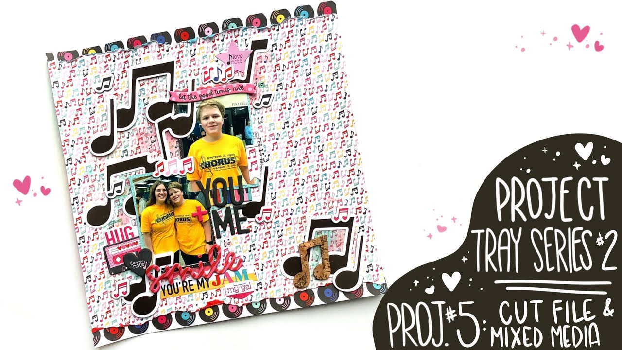 Project Tray Series #2 | Project #5 | 12x12 Cut File & Mixed Media ...