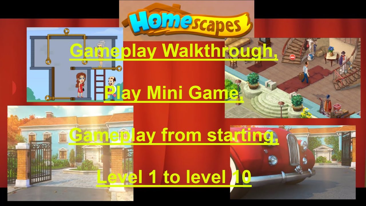 HOMESCAPES walkthrough Gameplay [latest] Story from starting, Level 1 ...
