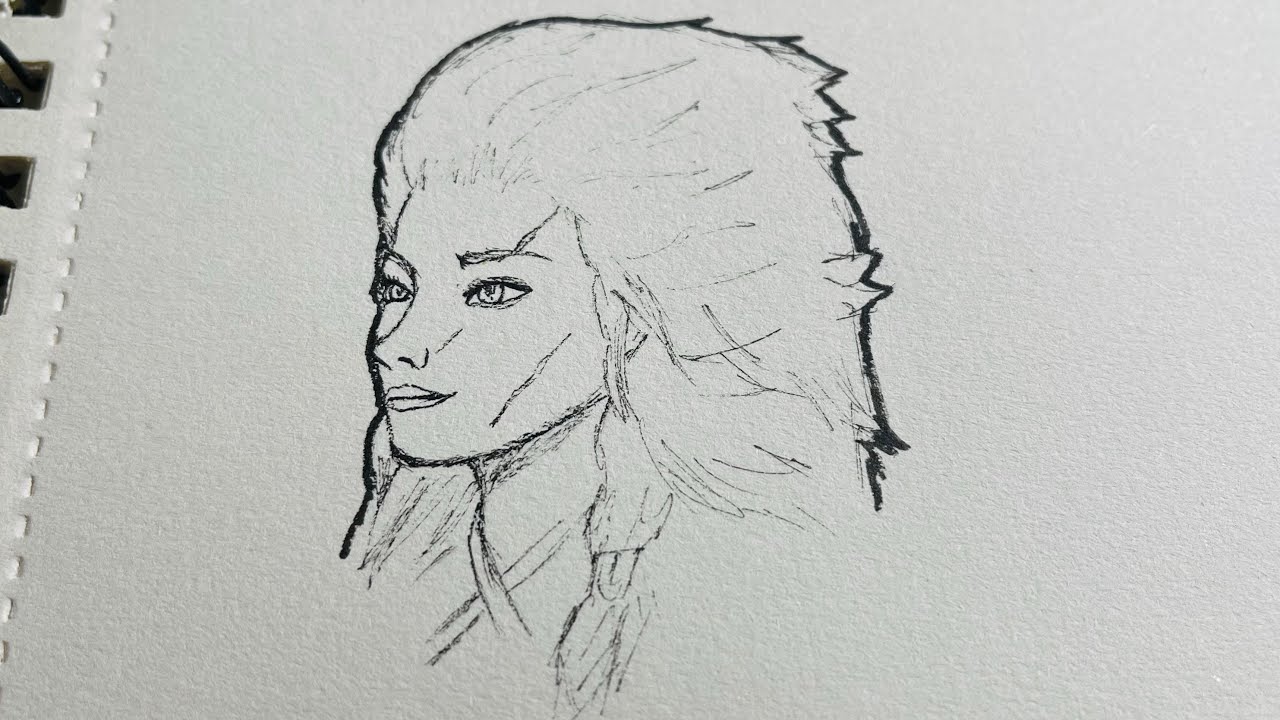 How to draw Thrúd from God of war : Ragnarök | Drawing Thrúd in 5 ...