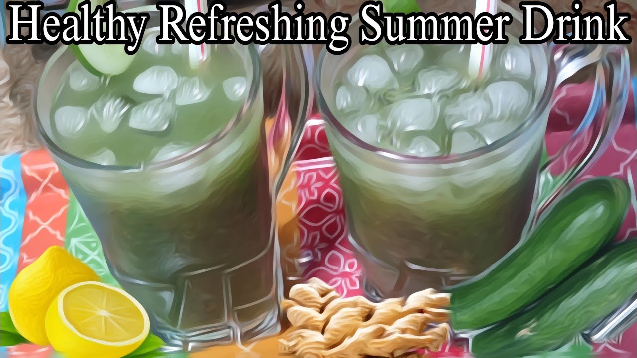 Cucumber, Ginger and Lime Juice Recipe | Detox & Cleanse (Reduce belly ...
