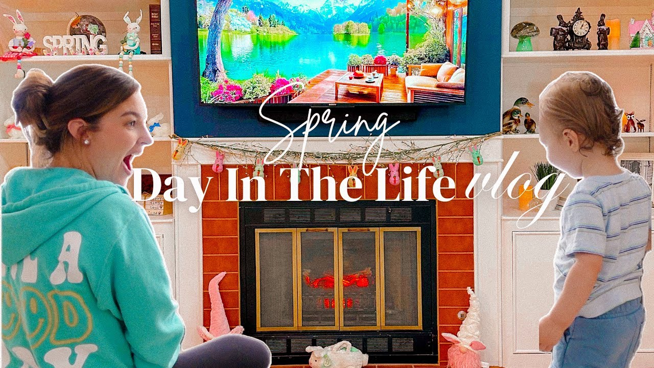 VLOG | Decorate For Spring, In Store Grocery Shop, Making Juicy Chicken ...