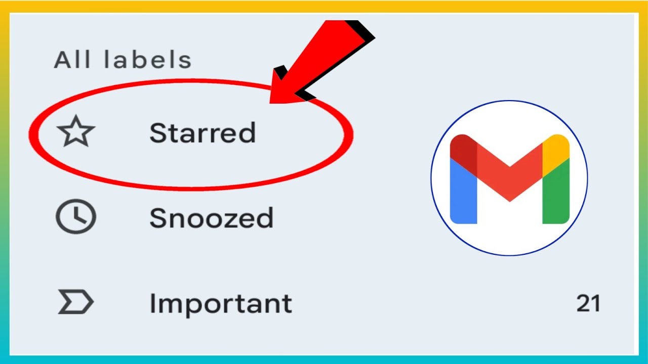 Gmail App Me Starred Mail Kaise Nikale | How To Find Starred Mail On ...