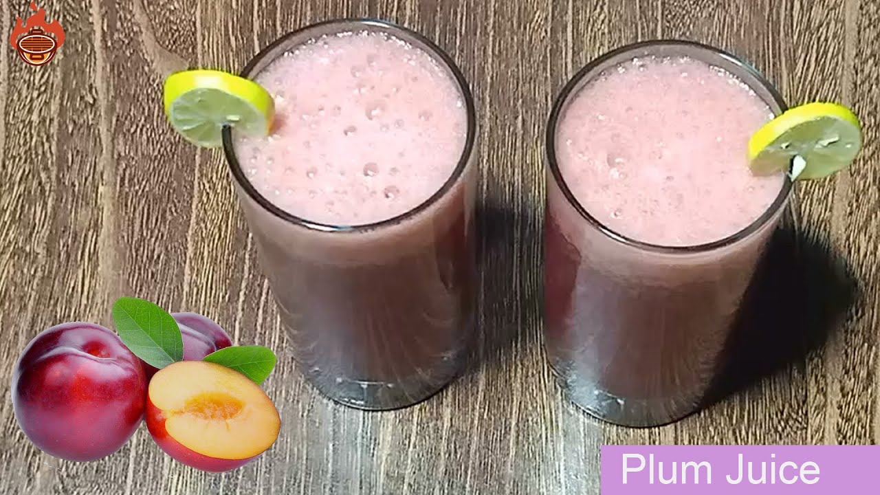 Fresh and Refreshing Plum juice | Aloo Bukhara Juice | Kitchen With ...