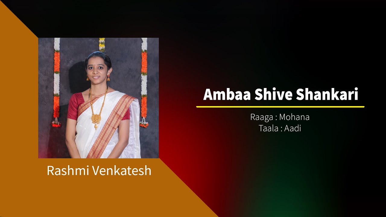 Devi Song | Ambaa Shive Shankari | Rashmi Venkatesh | Sharannavaratri ...
