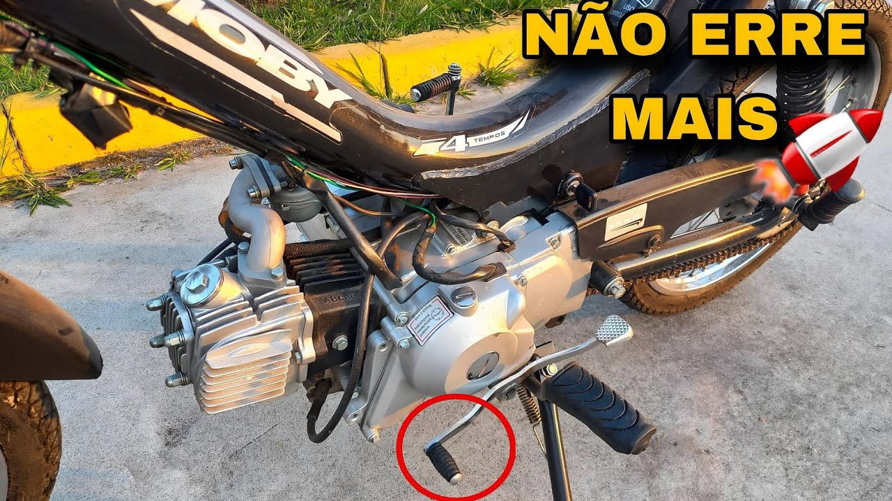 Como ANDAR na MOBILETE 4 TEMPOS semi automática Com Marcha | Modo Fácil ...