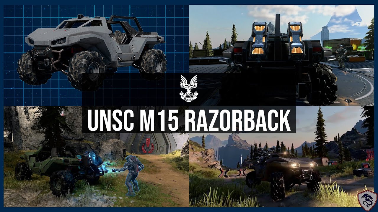 UNSC M15 Razorback I Vehículos de Halo Infinite - YouTube